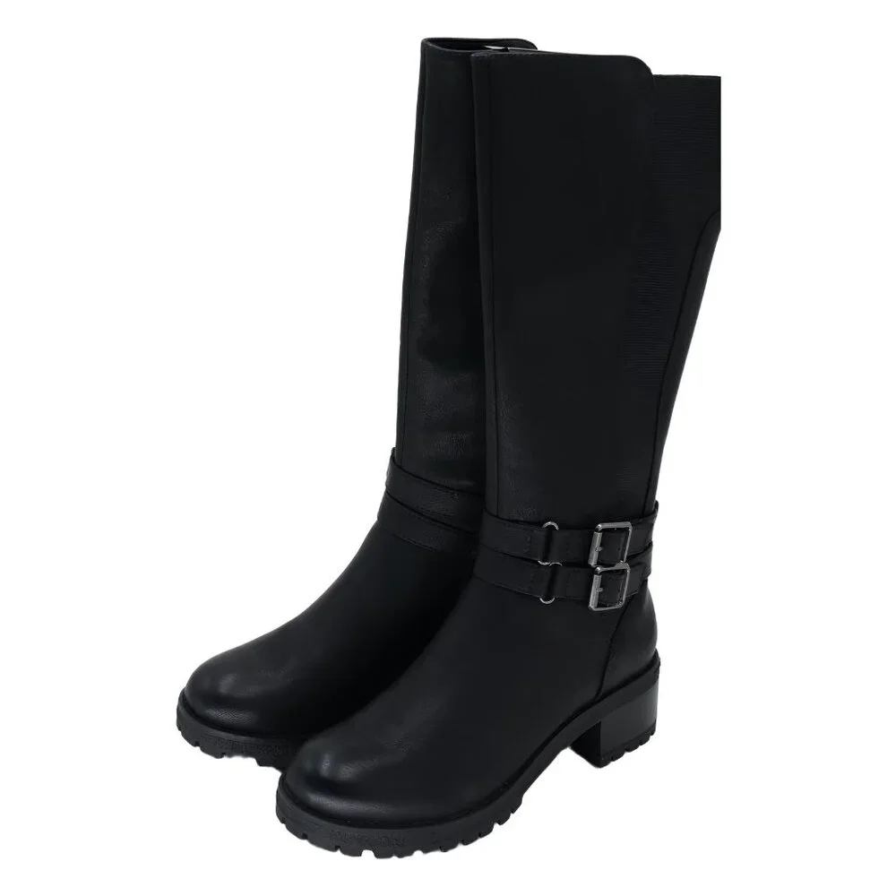 GC Shoes | Shoes | Gc Shoes Jonah Knee High Lug Sole Block Heel Boots ...